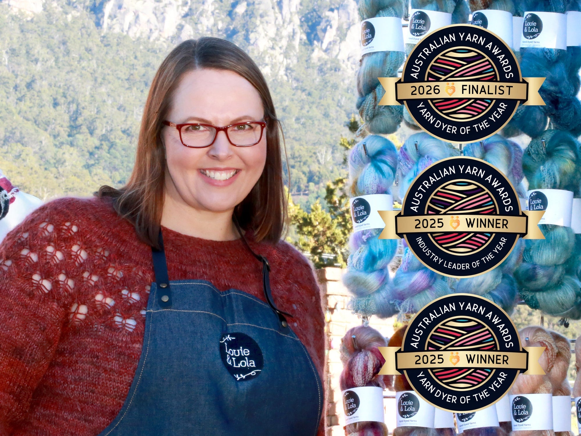 We're an Australian Yarn Show Awards 2026 Finalist - Louie & Lola Yarns