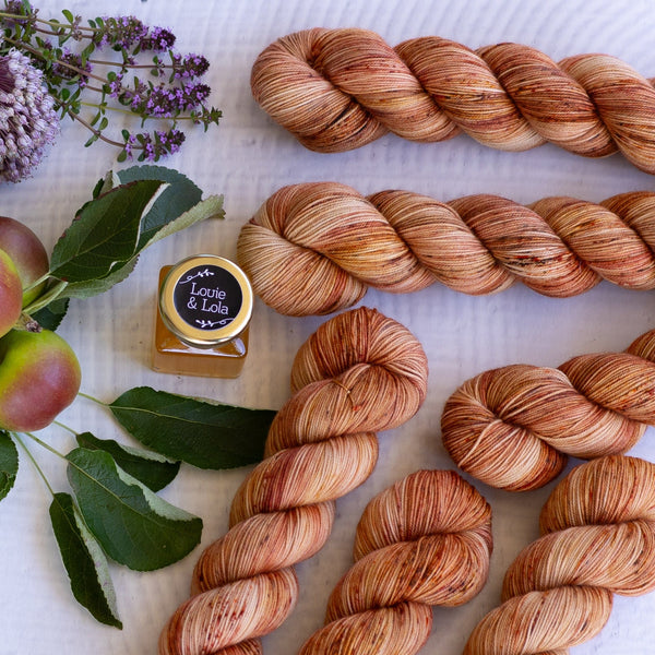 Merino Nylon Sock - Harvest Collection - Harvest Gold - Louie & Lola Yarns