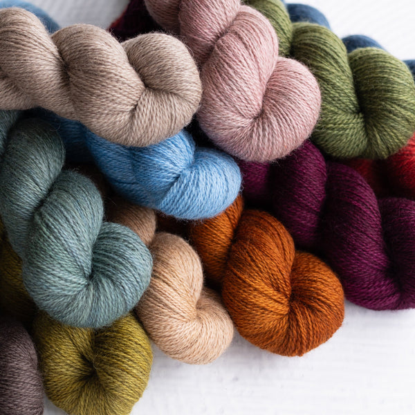 Hand dyed yarn with love from Tasmania